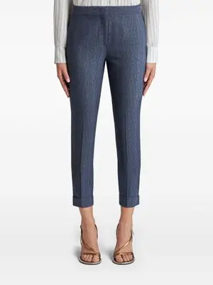 Etro Geometric-pattern Tailored Trousers