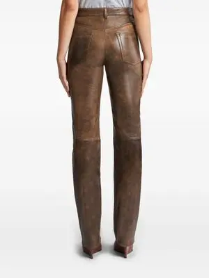 Etro Leather Trousers