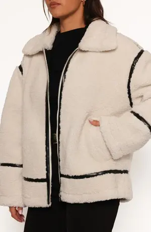 PETAL & PUP Ricki Faux Shearling Jacket