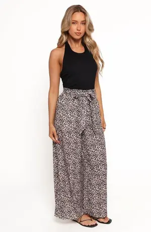 PETAL & PUP Florencia Print Wide Leg Pants