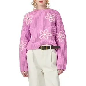 English Factory Embroidered Knitwear For Women