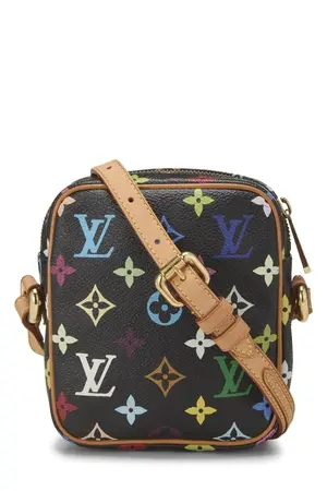 LOUIS VUITTON Takashi Murakami X Monogram Multicolore Rift Crossbody - Black