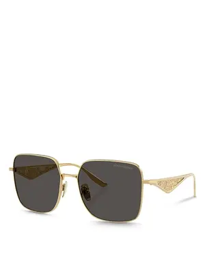 Dolce & Gabbana Lace Square Sunglasses - Gold