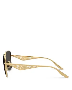 Dolce & Gabbana Lace Square Sunglasses - Gold
