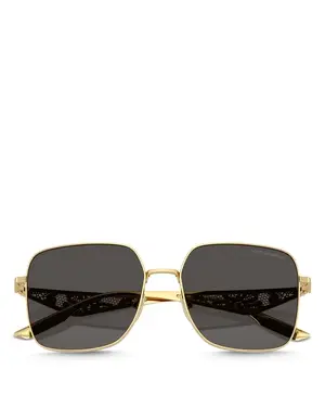 Dolce & Gabbana Lace Square Sunglasses - Gold