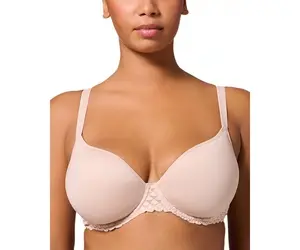 Simone Perele Subtile 3d Plunge Bra - Peau Rose