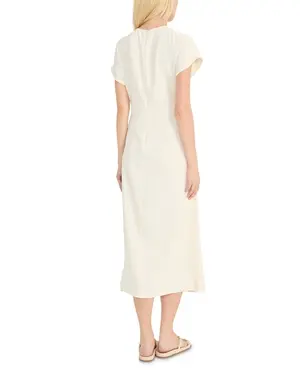 LUXELY Faux Wrap Dress