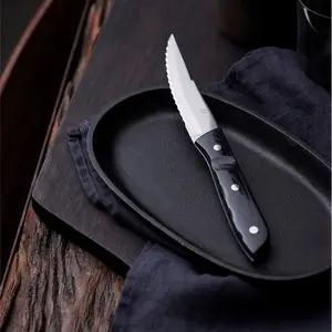 GENSE Old Farmer Micarta Steak Knives, Set Of 4
