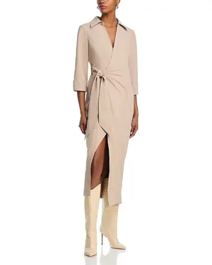 Cinq À Sept Cayleigh Midi Dress - Khaki