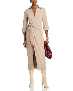 Cinq À Sept Cayleigh Midi Dress - Khaki