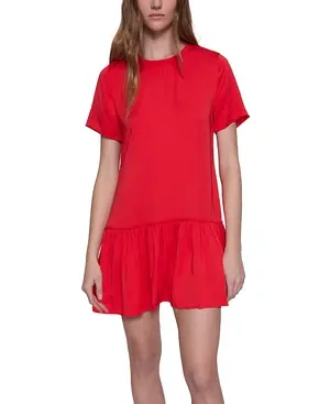 Rebecca Minkoff Emery T-shirt Dress - Flame