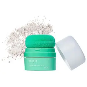 BRIOGEO Shampooing Sec En Poudre Avec Houppette Sans Aérosol Ni Talc Style + Treat - Translucide