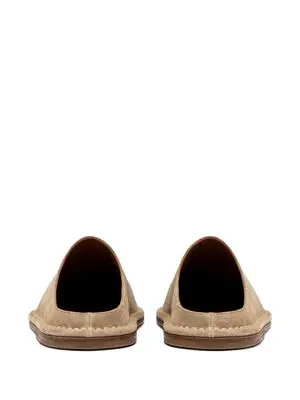 BUTTERO® Suede Slippers - Neutrals