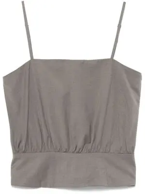 Remain Birger Christensen Gathered Top - Grey