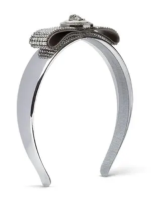 Versace Metal Mesh Ribbon Headband