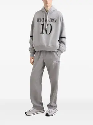 Dolce & Gabbana Logo-print Hoodie - Grey