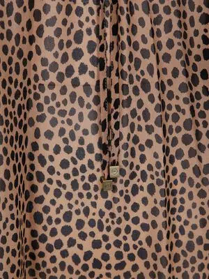Michael Kors Leopard Print Blouse