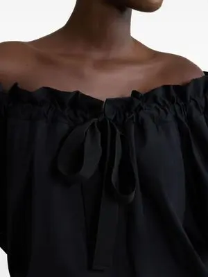 PATOU Drawstring T-shirt - Black