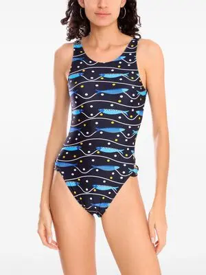 BRIGITTE Fish-print Swimsuit