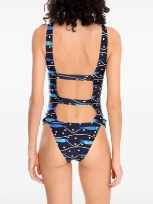 BRIGITTE Fish-print Swimsuit