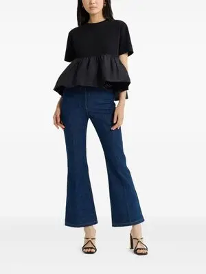 Patou Ruffle-hem T-shirt