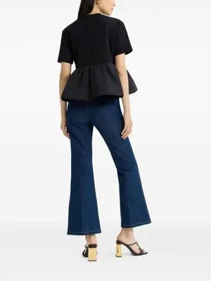 Patou Ruffle-hem T-shirt