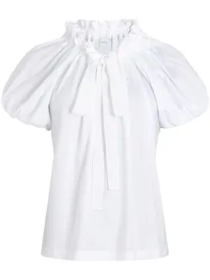 PATOU Drawstring Organic Cotton T-shirt
