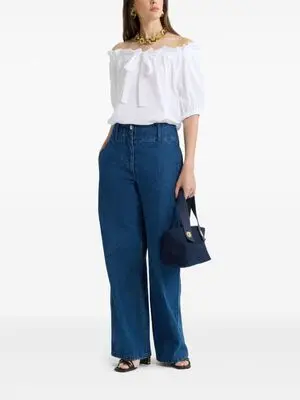 PATOU Drawstring Organic Cotton T-shirt