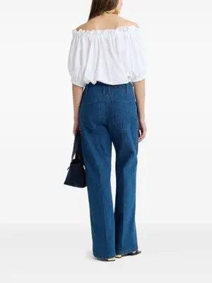PATOU Drawstring Organic Cotton T-shirt
