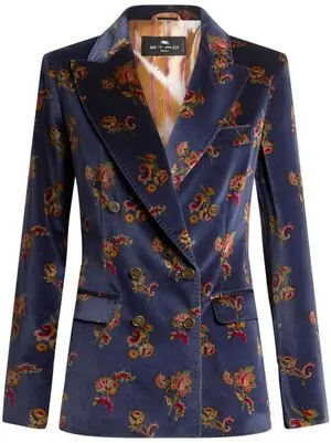ETRO ETRO Floral Velvet Blazer