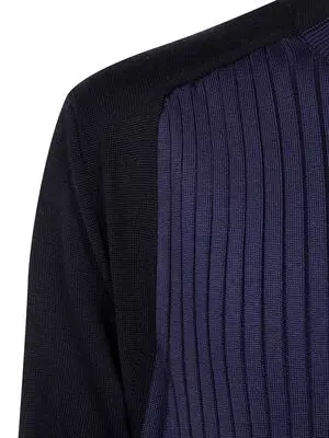 JIL SANDER Panelled Jumper - Blue