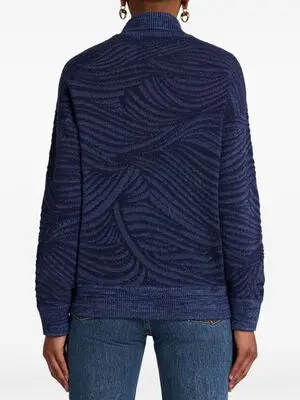 Etro Jacquard Turtleneck Sweater