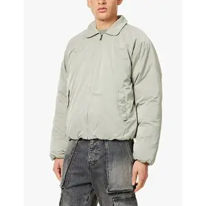 DAILY PAPER Logo-patch Woven Puffer Jacket
