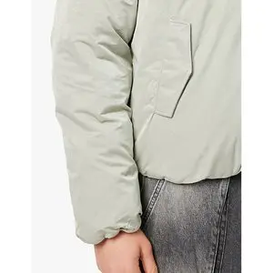 DAILY PAPER Logo-patch Woven Puffer Jacket