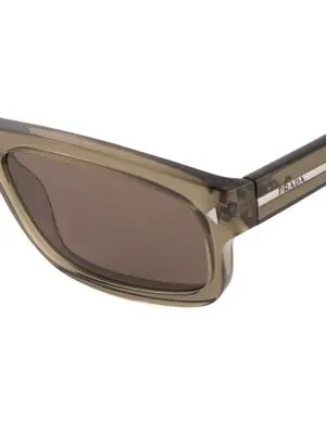 Prada Rectangular-frame Sunglasses - Brown