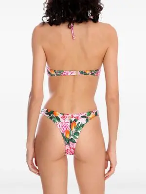BRIGITTE Lemon-print Bikini Set - Pink