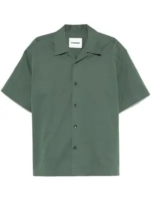 JIL SANDER Poplin Shirt - Green