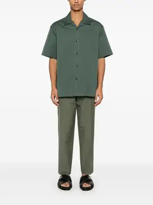 JIL SANDER Poplin Shirt - Green
