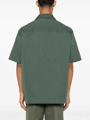 JIL SANDER Poplin Shirt - Green