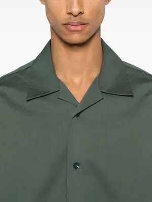 JIL SANDER Poplin Shirt - Green