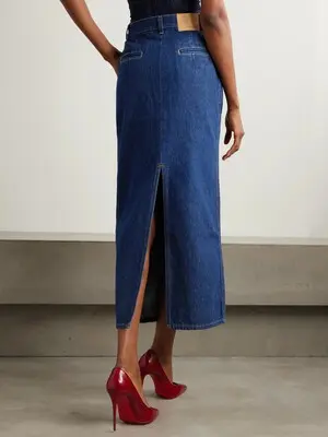 Magda Butrym Denim Midi Skirt