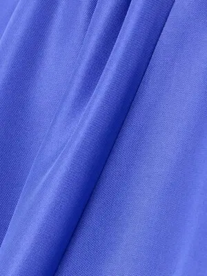 Carolina Herrera Pleated Silk-gazar Gown