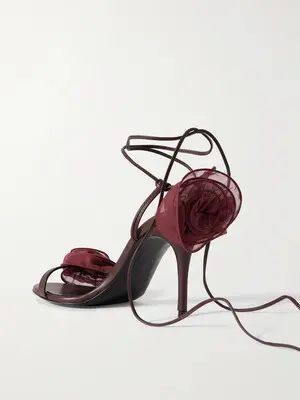 Magda Butrym Appliquéd Leather Sandals