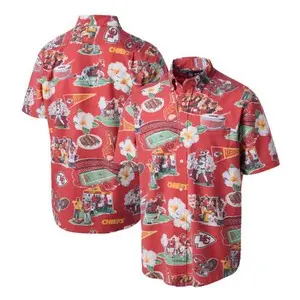 Reyn Spooner Kansas City Chiefs Scenic Button-down Shirt - Red