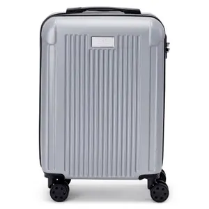 Marc New York 21-inch Upright Carry-on Suitcase - Silver