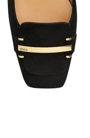 TOD'S Barretta Slingback Pumps - Nero