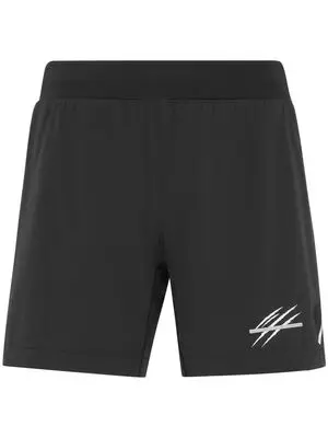 PLEIN SPORT Scratch-print Running Shorts