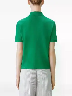 Thom Browne Striped Logo-patch Polo Shirt - Green