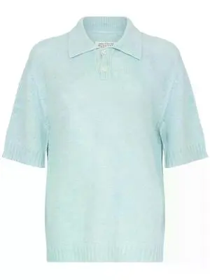 MAISON MARGIELA Short-sleeve Hemp Polo Top