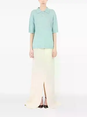 MAISON MARGIELA Short-sleeve Hemp Polo Top